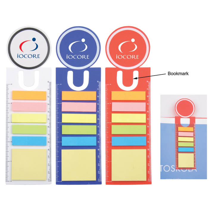 PP Sticky Notes with Bookmark and Ruler | BrandHK Hong Kong Corporate Gifts